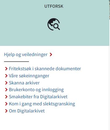 Nytt utseende på Digitalarkivet | Slekt og Data